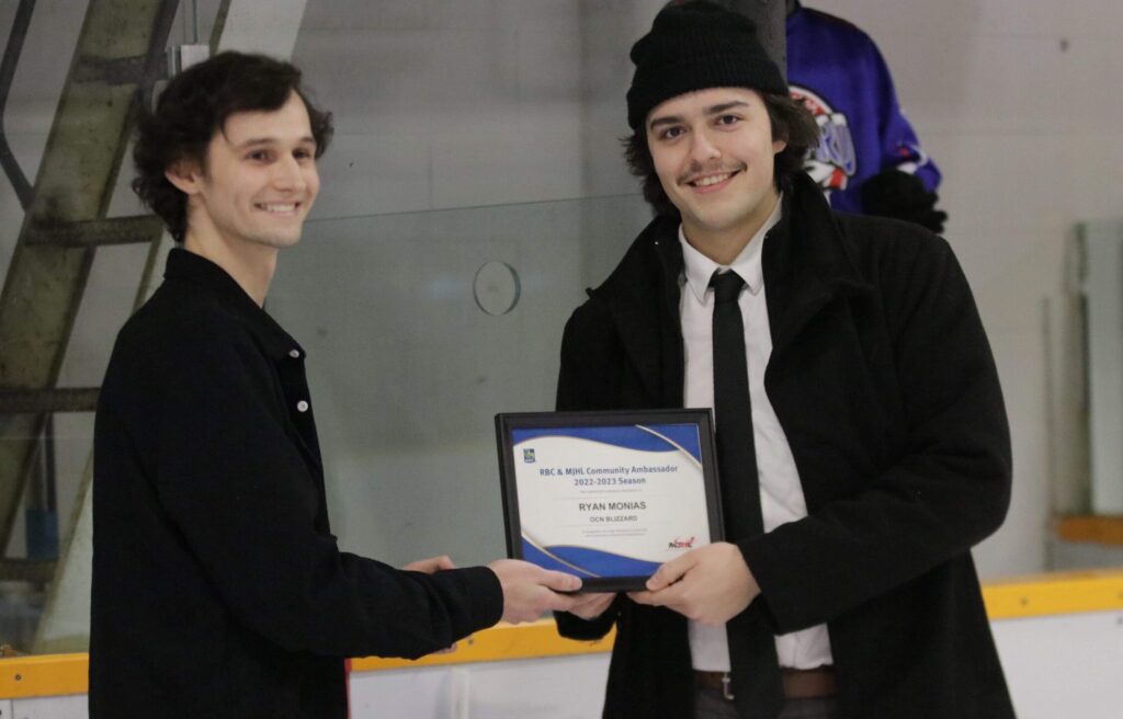 RBC Community Ambassador – Ryan Monias | NorMan Blizzard Junior A ...